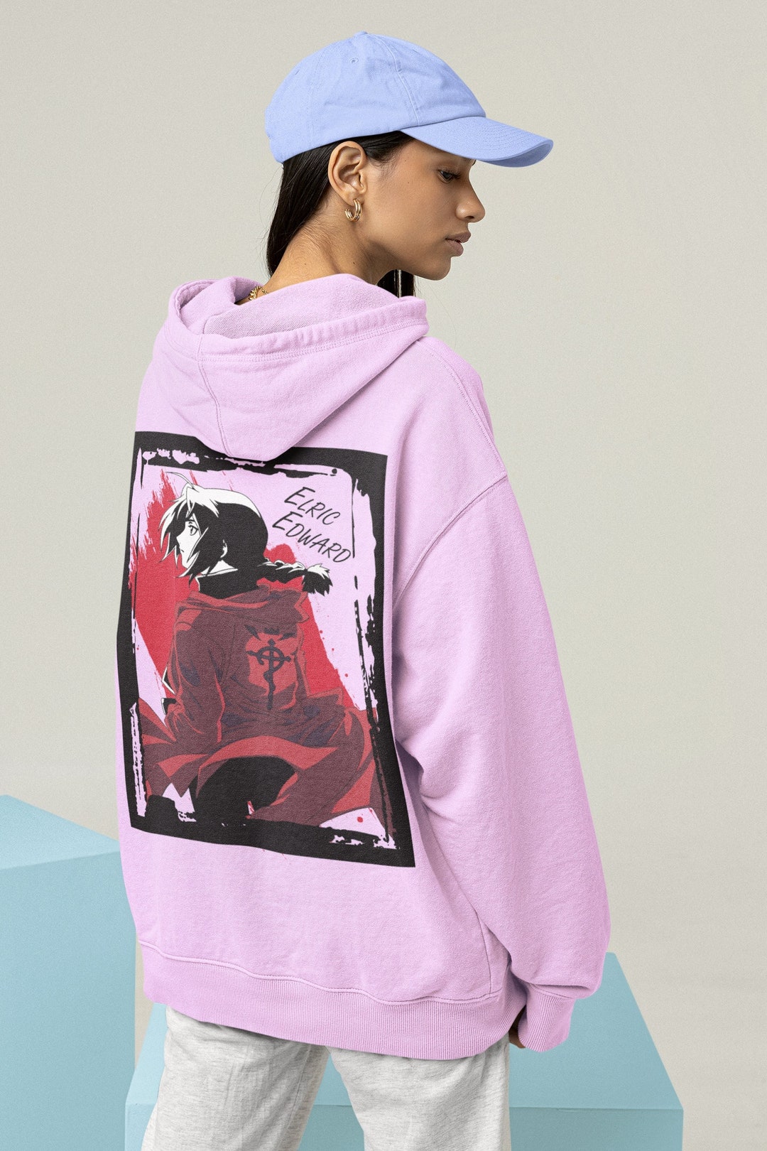 Fullmetal Alchemist Hoodie - Unisex Anime Apparel Featuring Edward and ...