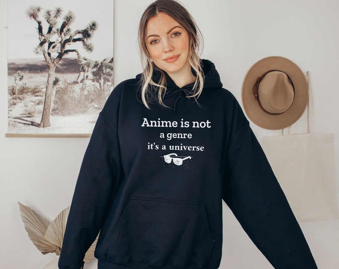 Funny Anime Hoodie: Cool Anime Statement Design with Perfect Meme Gift ...