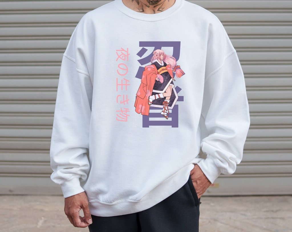 Japanese Kimono Anime Graphic Sweatshirt: Cute Anime Girl Design for a ...
