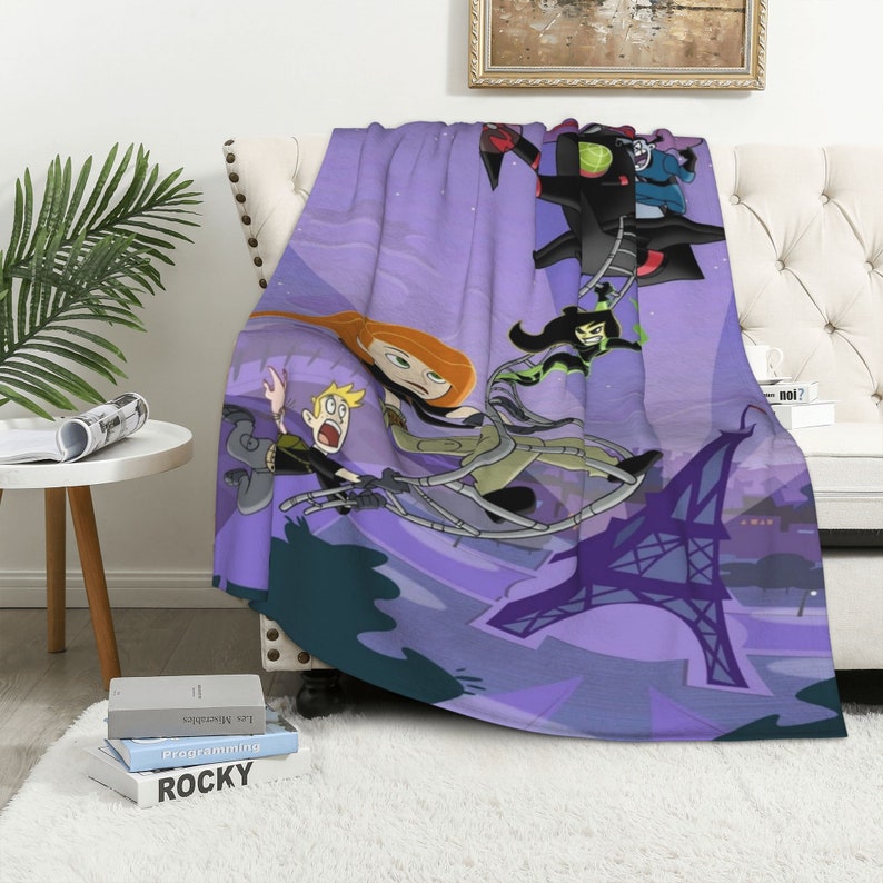 Kim Possible Quilt Bedding Set Blanket - Personalize with Custom Name ...
