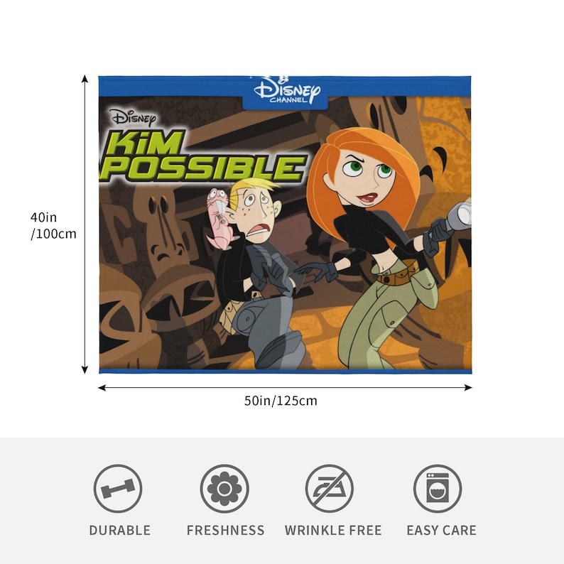 Kim Possible Quilt Bedding Set with Personalized Name - Perfect for ...