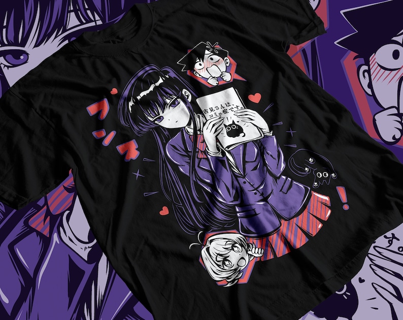 Komi-san Unisex Manga Lover Shirt Featuring the Can't Communicate Anime ...