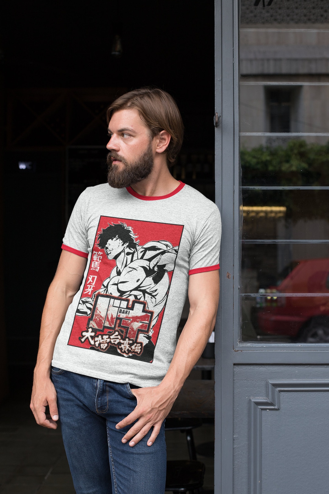 Limited Edition Anime and Manga Fan Gift - Yujiro Hanma Baki Tee - Bluefink