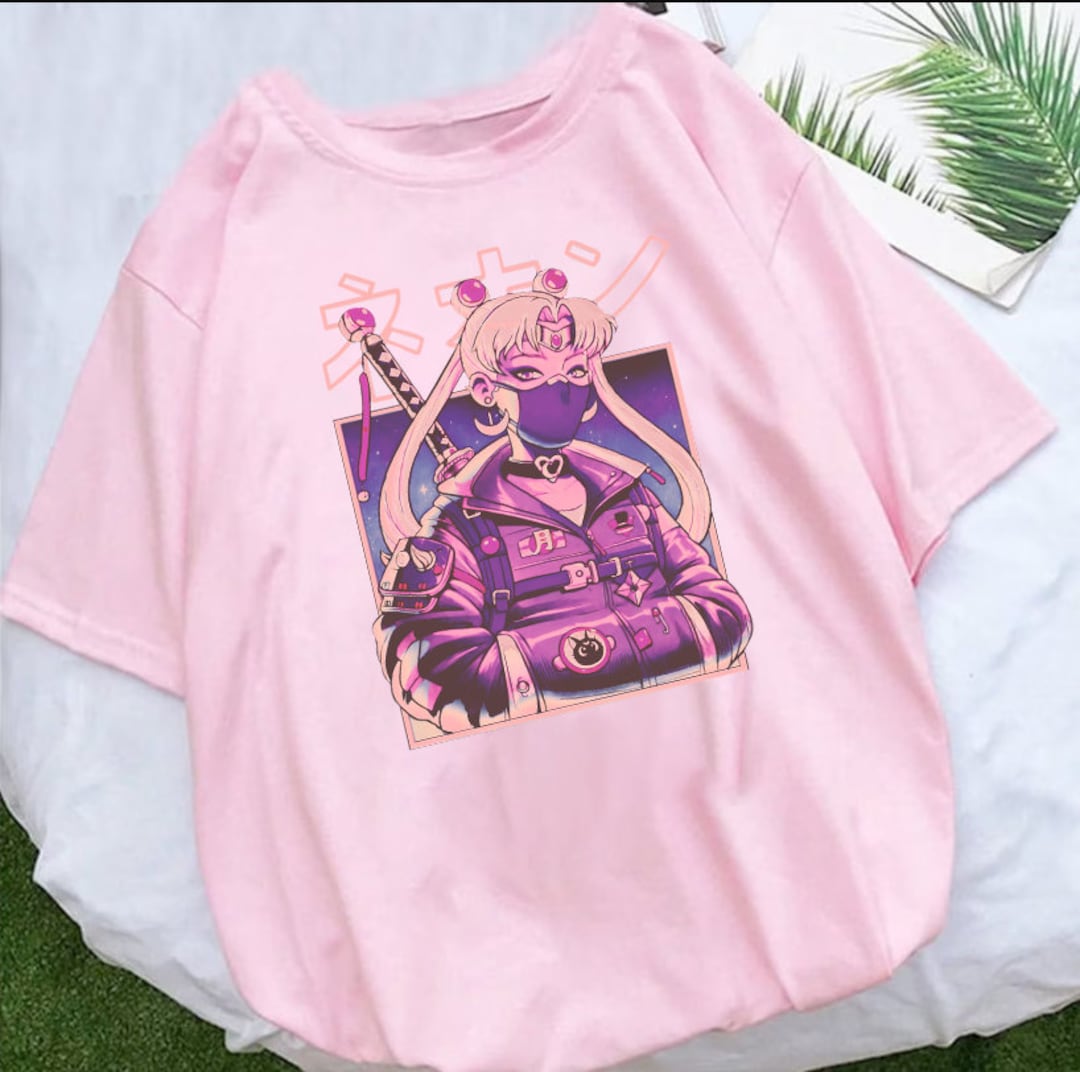 Magical Girl Usagi Moon Manga Tee - Sailor Moon Harajuku Clothing ...