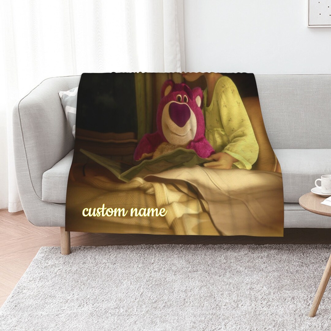 Personalized Lotso Bedding Set Blanket - Home Decoration - Bluefink