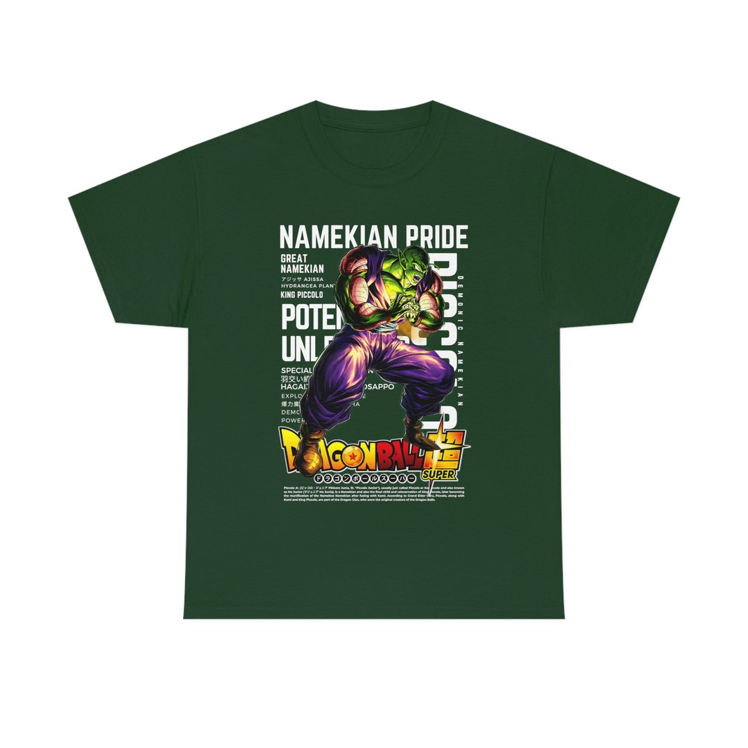Piccolo's Anime Tee from Dragon Ball - The Best Gift for Fans - Bluefink