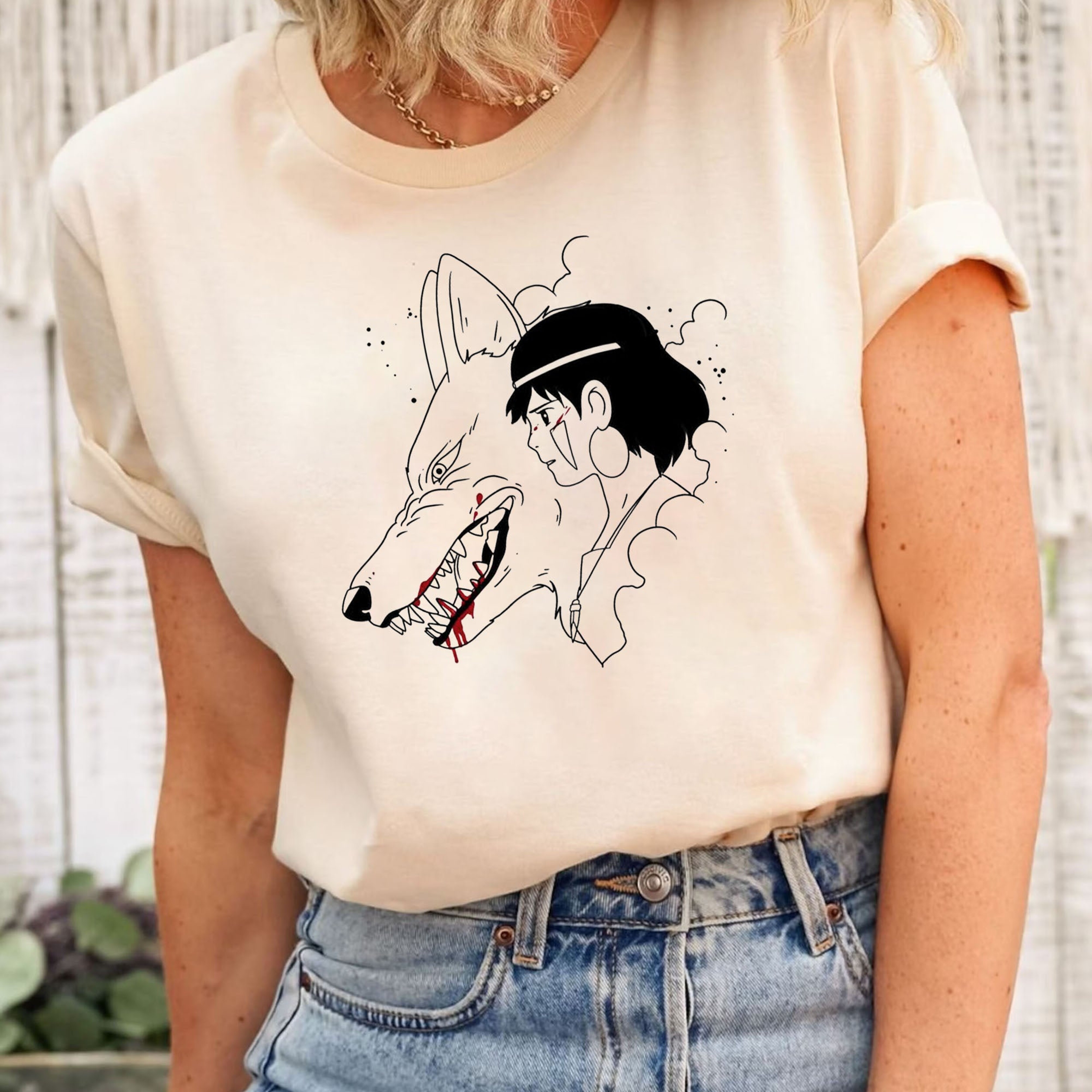 Studio Ghibli Fans Totoro Horror Scene Shirt - Tee for Otaku - Bluefink