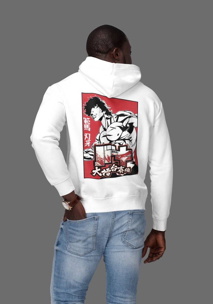 Unisex Baki The Grappler Hoodie - Stylish Yujiro Hanma & Baki Hanma ...