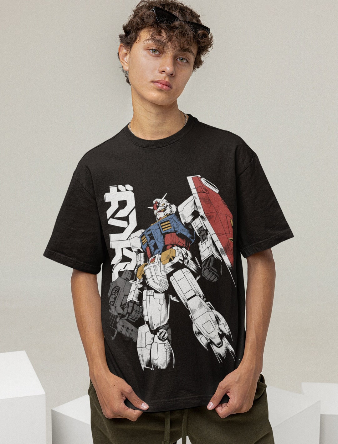 Vintage Gundam Anime Tee - Unisex Gundam Shirt, Anime Lovers Tee, Manga ...