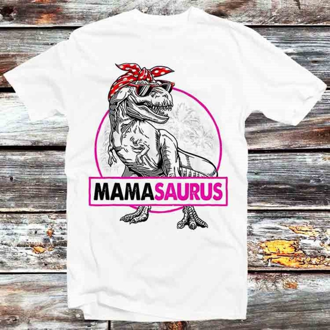 Vintage Retro Mamasaurus T Rex Dinosaur Mother Tee - Cool Gift Idea for ...