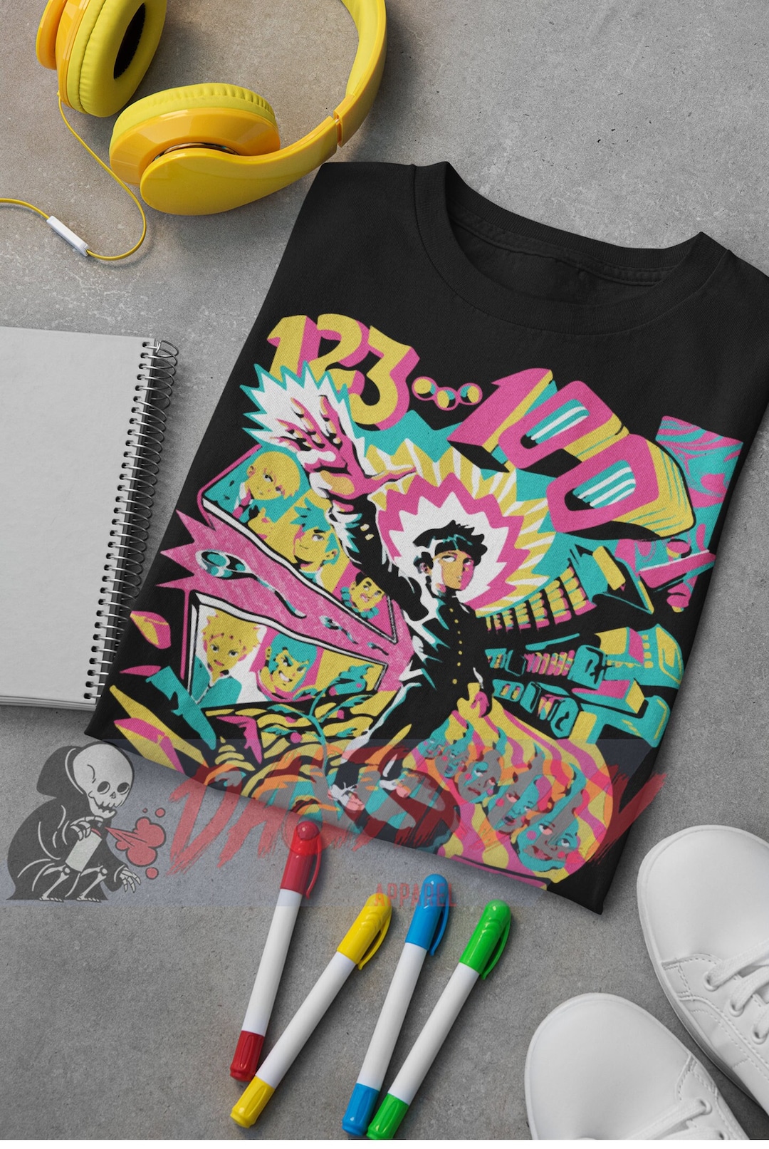 Vintage Style Anime Shirt for Manga and Anime Lovers - Trippy Colors ...