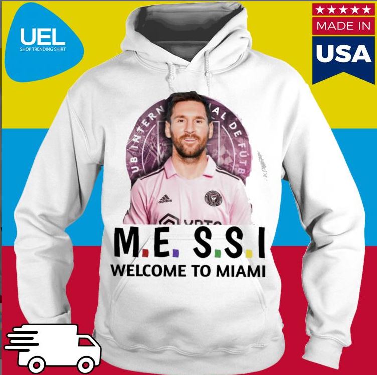 Official Messi Welcome To Miami Shirt - Bluefink