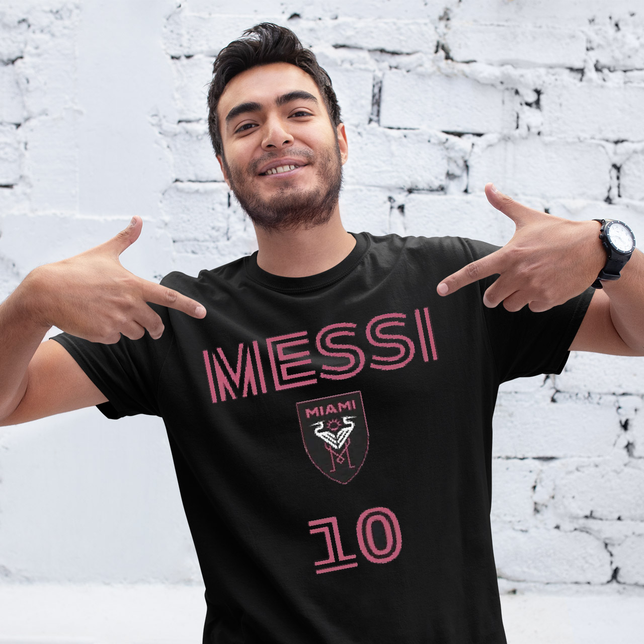 Messi Miami Futbol Club 10 Miami Tshirt - Bluefink