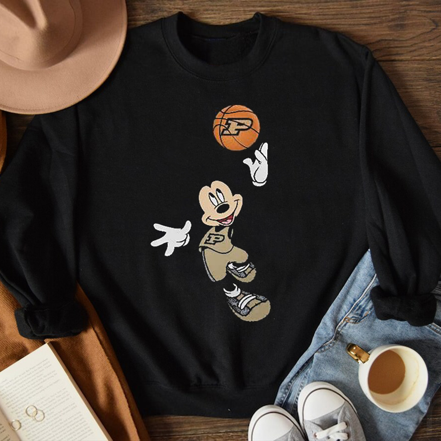 Mickey Mouse March Madness 2023 Purdue Tee - Bluefink