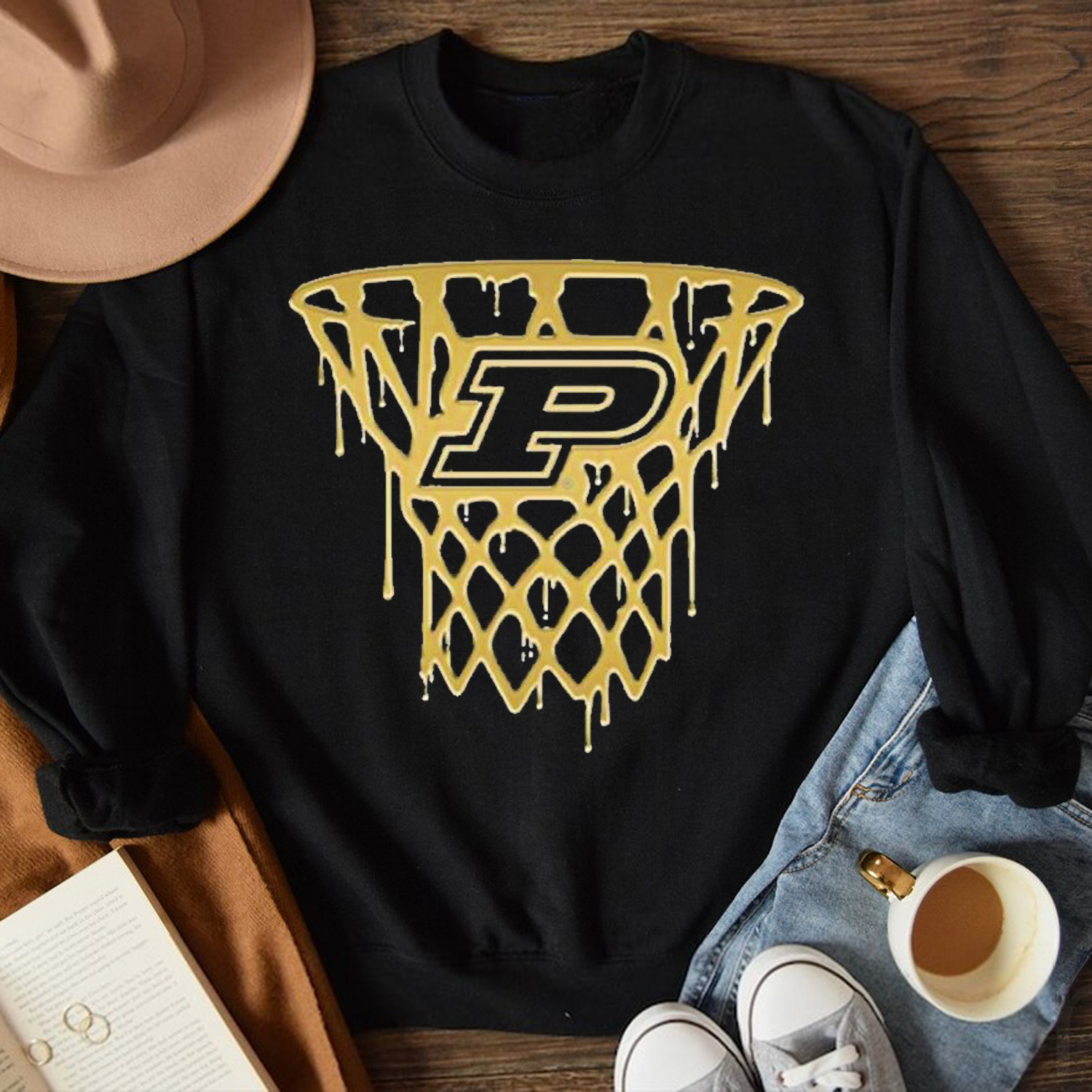 Purdue Paint Crew Basketball Fan Gift Tee - Bluefink