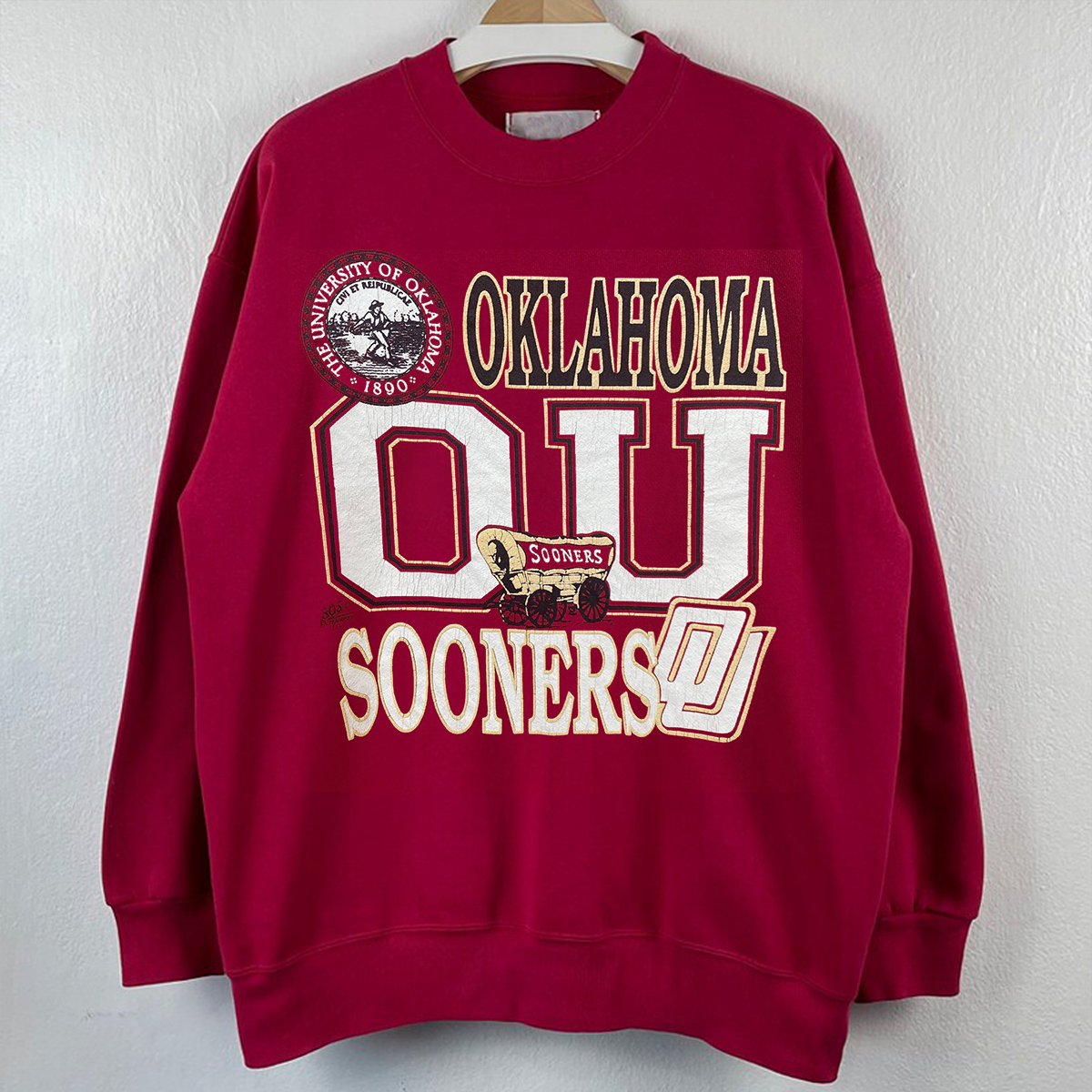 Vintage Oklahoma University Sweatshirt - University of Oklahoma ...