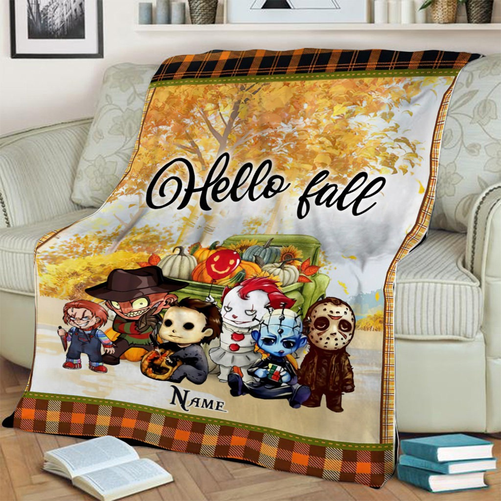 Friends Horror Characters Blanket - Hello Fall Serial Killer Blanket ...
