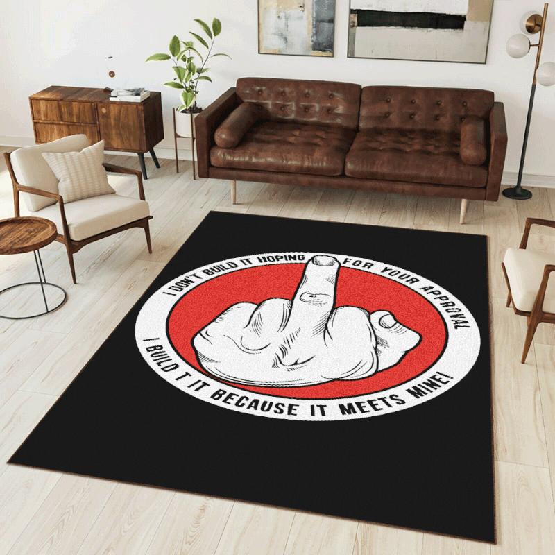 Hot Rod Street Rod Rockabilly Old School Rug for Home Decoration - Bluefink