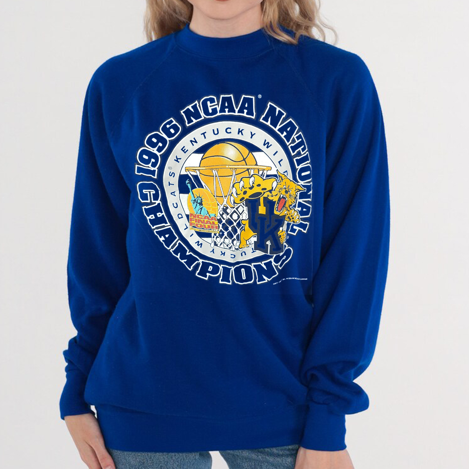 Kentucky Wildcats Vintage 90S 1996 Final Four Champions Tee, Fan Gift ...