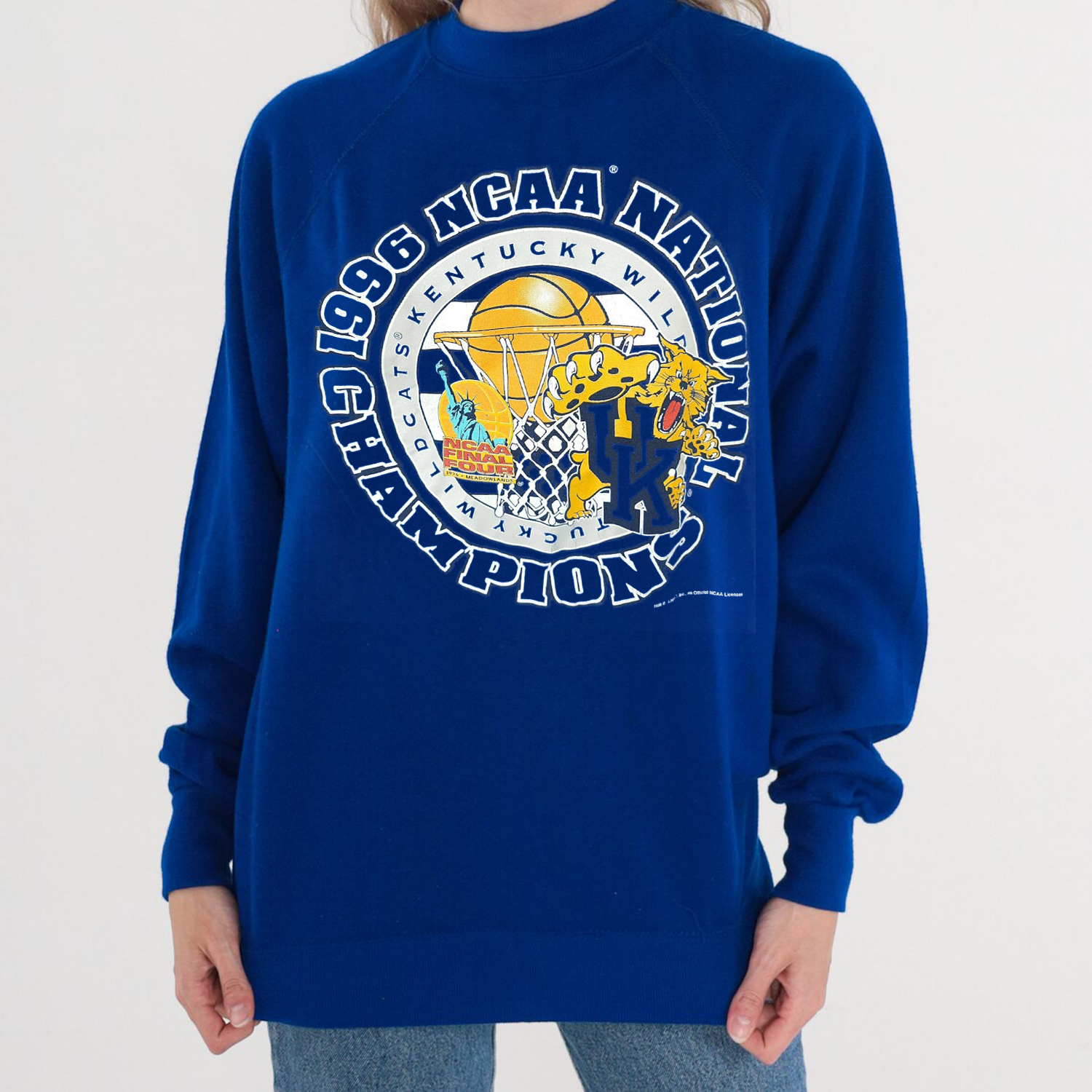 Kentucky Wildcats Vintage 90S 1996 Final Four Champions Tee, Fan Gift ...