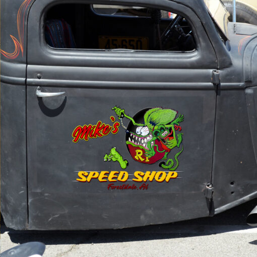 Rat Fink Decals, Rat Fink Sticker, Personalized Rat Rod Door Decals ...