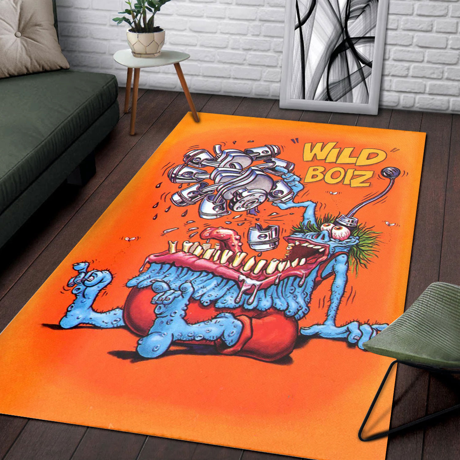 Unleash Your Wild Side with the Rat Fink Wild Boiz Rug - Perfect for ...