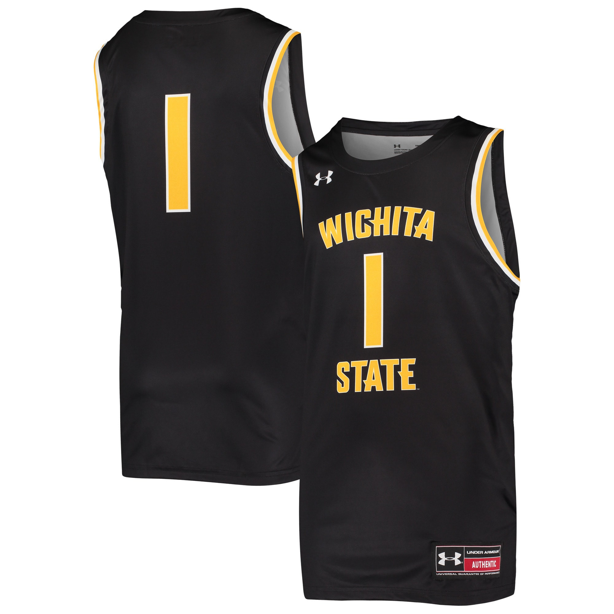 #1 Wichita State Shockers Under Armour Replica Basketball Jersey ...