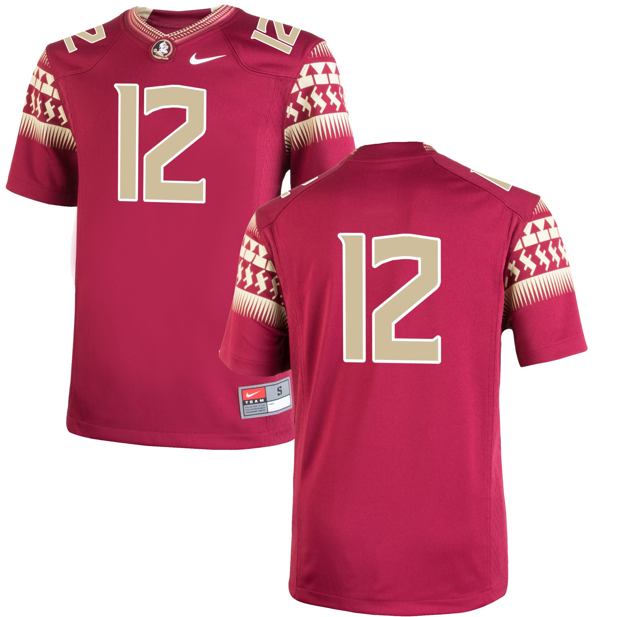 #12 Florida State Seminoles Replica Home Jersey - Garnet Ncaa - Bluefink