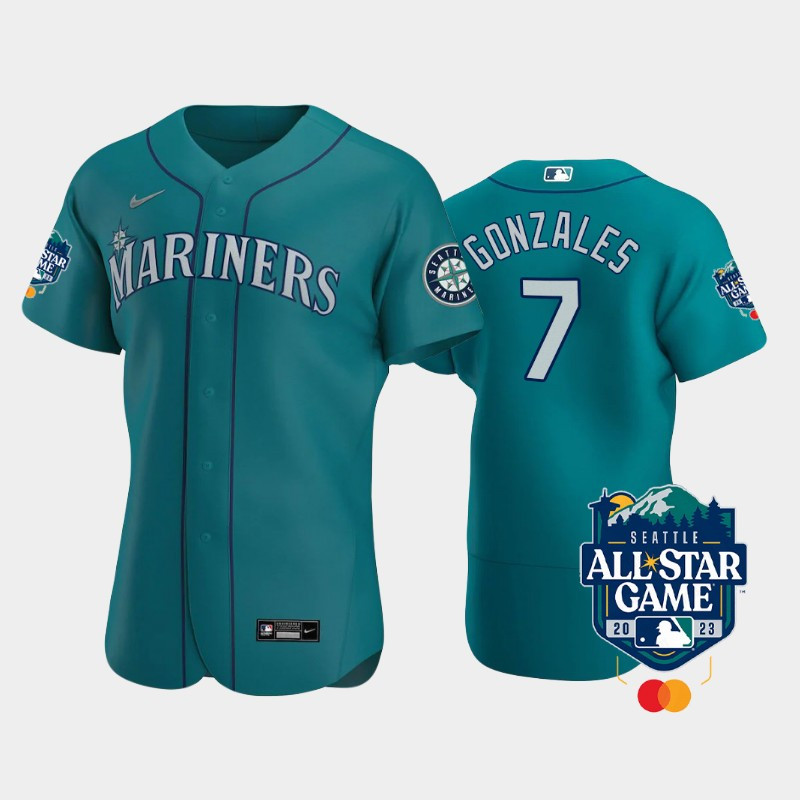 2023 All-Star Game Seattle Mariners 7 Marco Gonzales Aqua Jersey - Bluefink