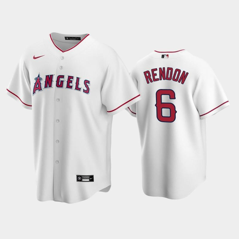 6 Anthony Rendon White Los Angeles Angels Home Jersey - Bluefink