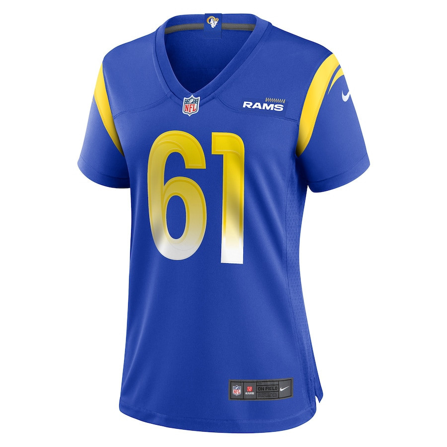 AJ Arcuri Los Angeles Rams Women's Game Player Jersey - Royal - Bluefink