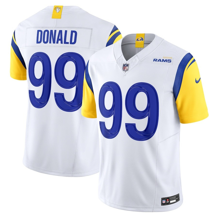 Aaron Donald 99 Los Angeles Rams Vapor F.U.S.E. Limited Jersey - White ...