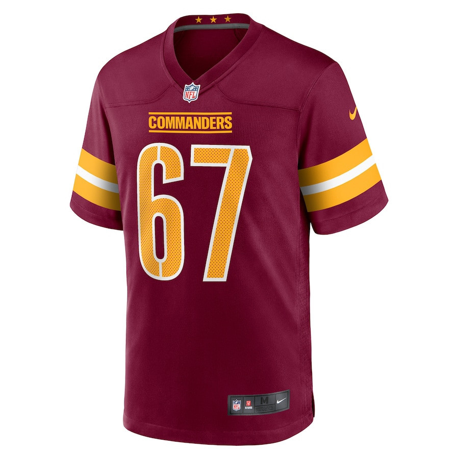 Aaron Monteiro Washington Commanders Game Player Jersey - Burgundy ...