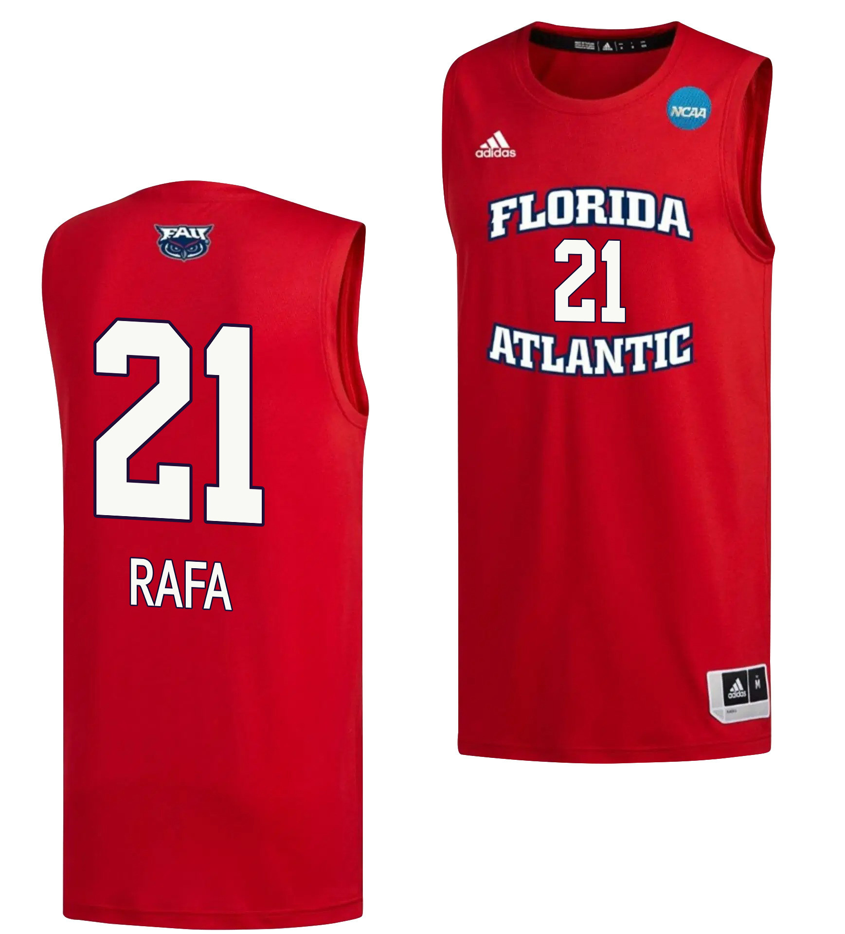 Alejandro Ralat 21 FAU Owls 2023 March Madness Basketball Men Jersey ...