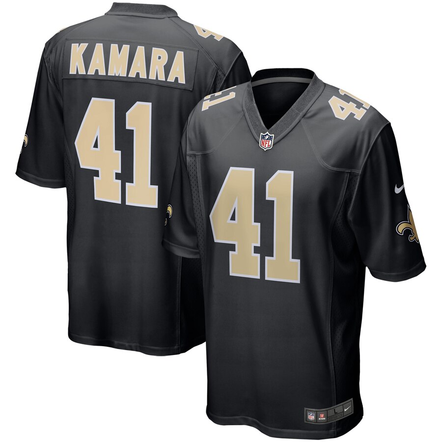 Alvin Kamara New Orleans Saints Nike Event Game Jersey - Black - Bluefink
