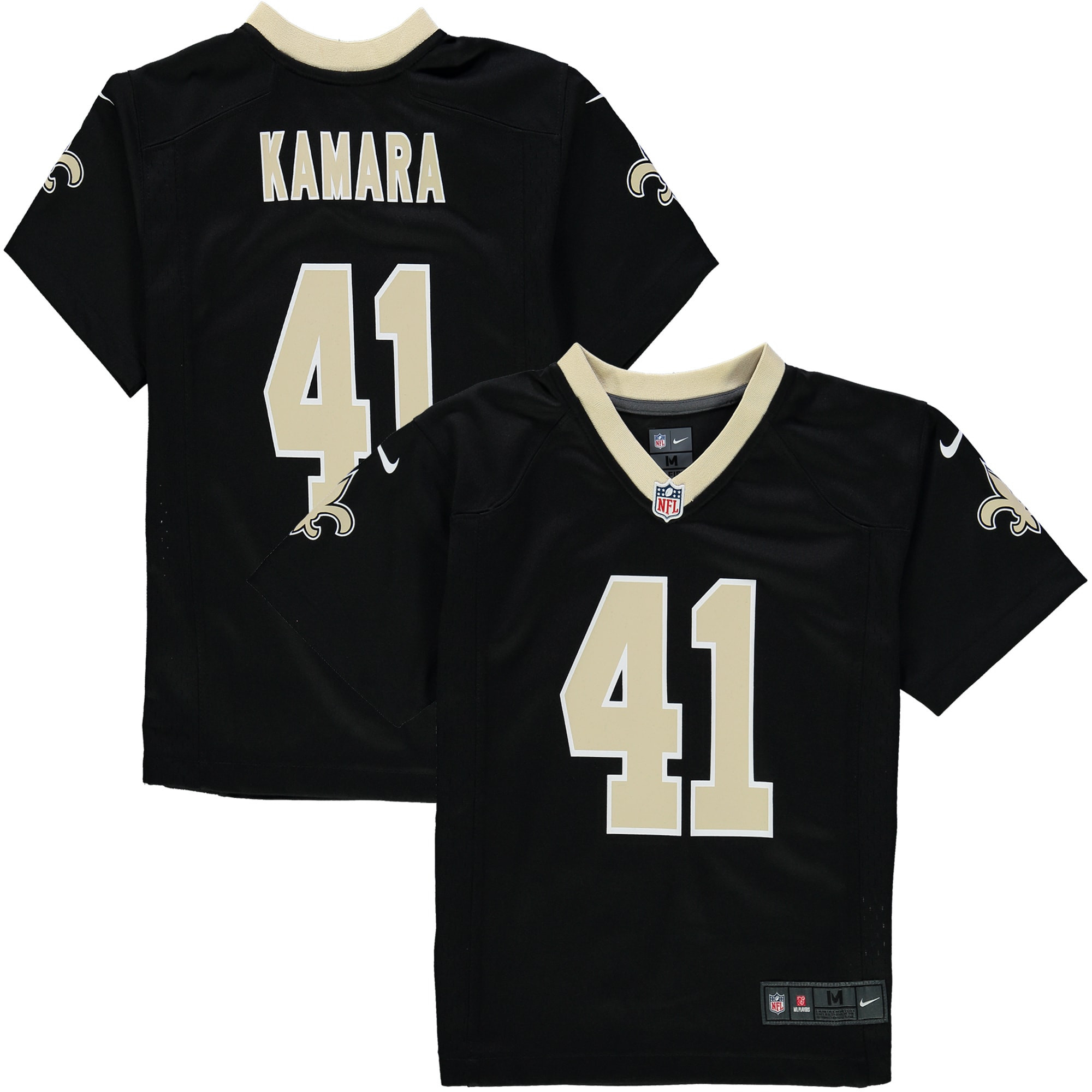 Alvin Kamara New Orleans Saints Preschool Player Game Jersey - Black Nfl - Bluefink