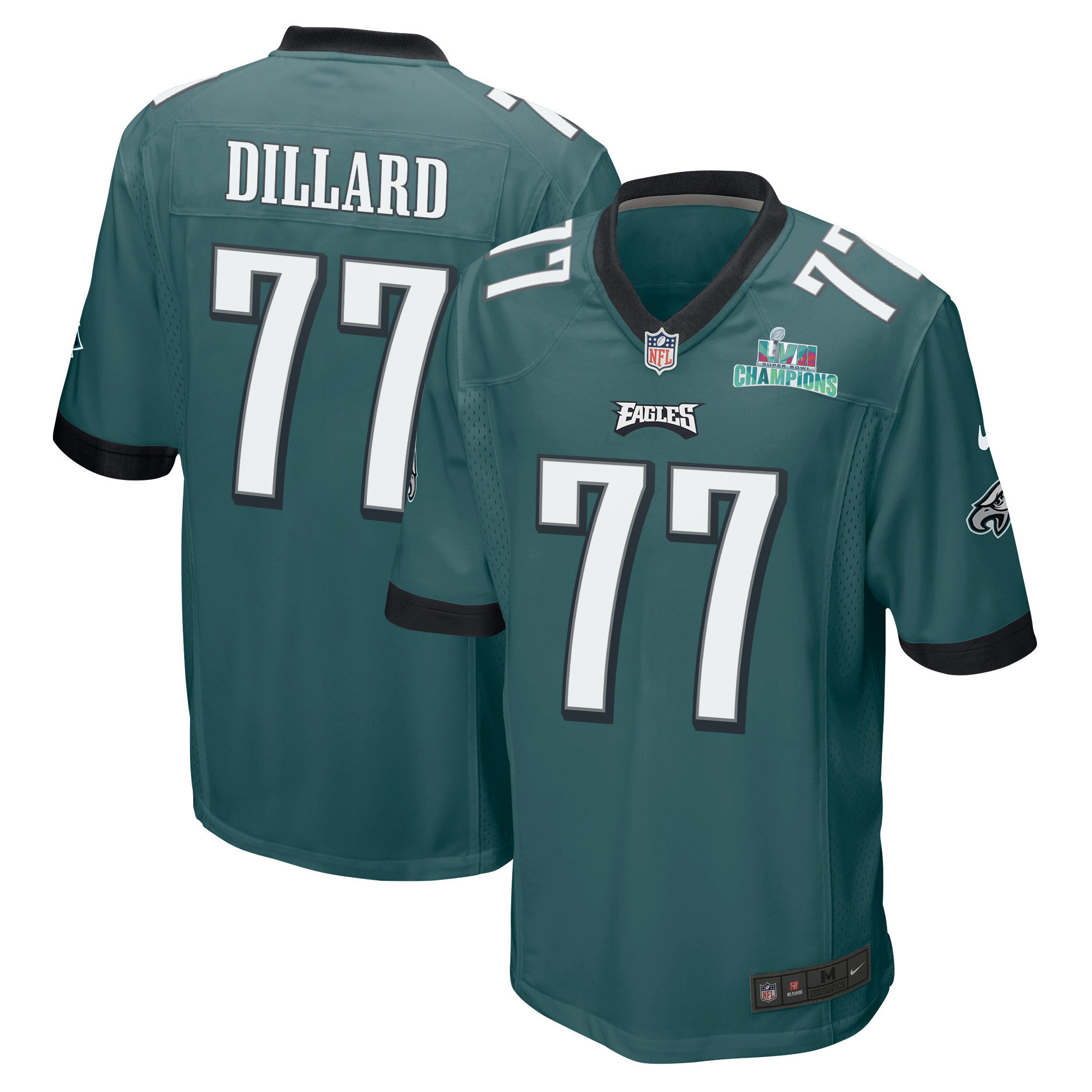 Andre Dillard 77 Philadelphia Eagles Super Bowl LVII Champions Men Game ...