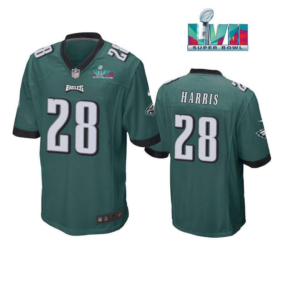 Anthony Harris 28 Philadelphia Eagles Super Bowl LVII Game Player Men ...