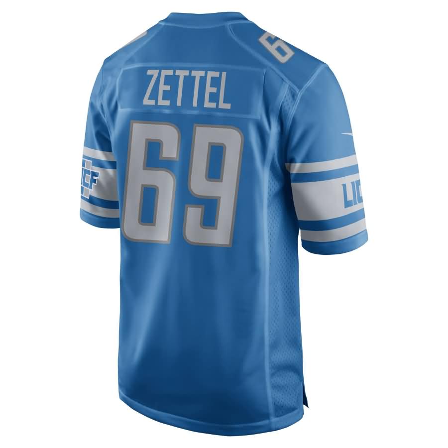 Anthony Zettel Detroit Lions Nfl Draft Game Jersey - Blue - Bluefink