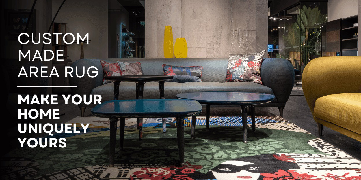 Personalized Video Game Room Carpet for Living Room Play Area - Bluefink