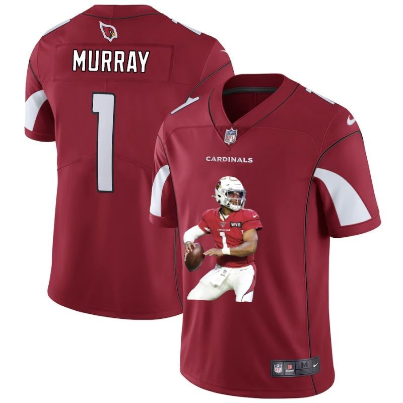 Arizona Cardinals Kyler Murray #1 Nfl Portrait Brandedition Red Jersey ...