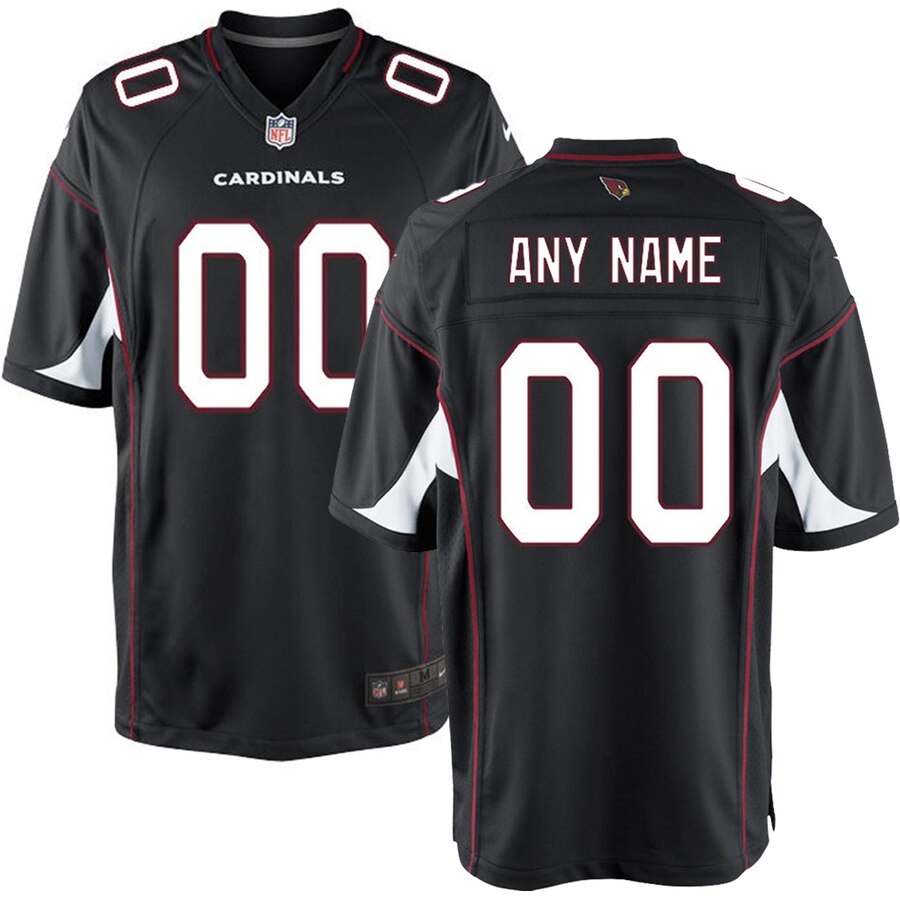 Arizona Cardinals Nike Game Custom Jersey - Black - Bluefink
