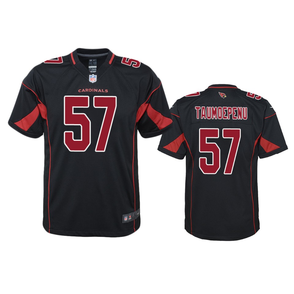Arizona Cardinals Pita Taumoepenu Black Color Rush Game Jersey - Bluefink