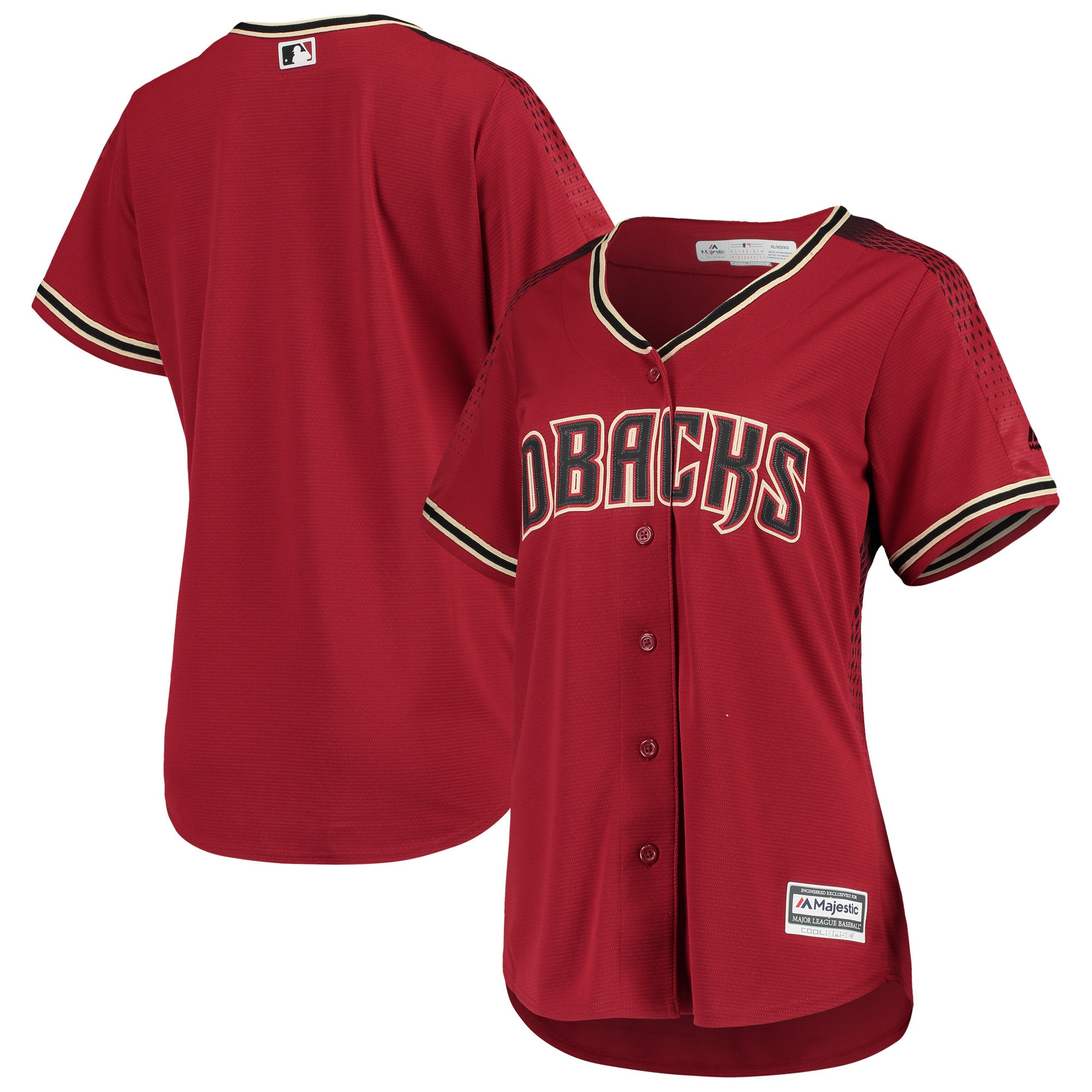 Arizona Diamondbacks Majestic Womens Alternate Official Team Jersey ...
