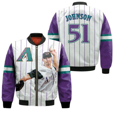 Arizona Diamondbacks Randy Johnson 51 Player Purple Jersey Gift For ...