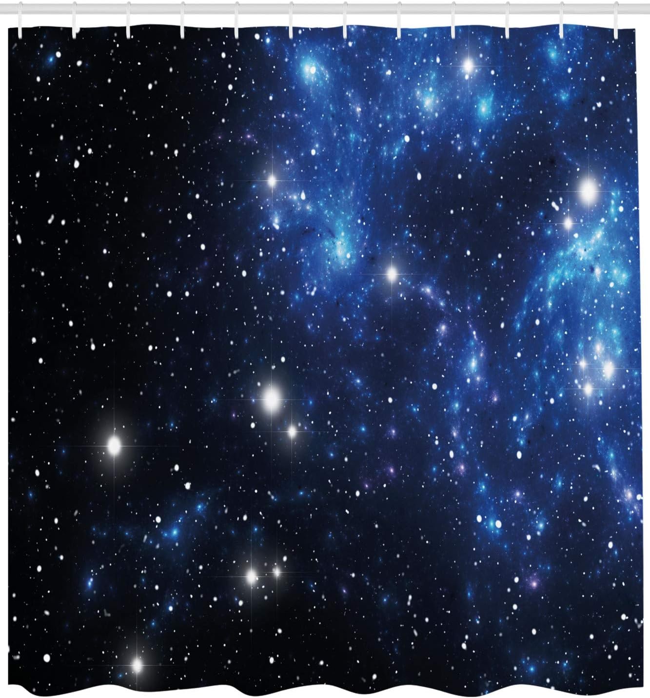 Astronomy Constellation Space Theme Shower Curtain, Cloth Bathroom ...