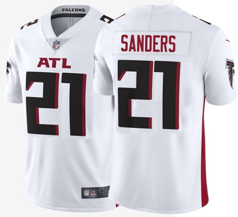 Atlanta Falcons Deion Sanders #21 Nfl 2020 White Jersey - Bluefink