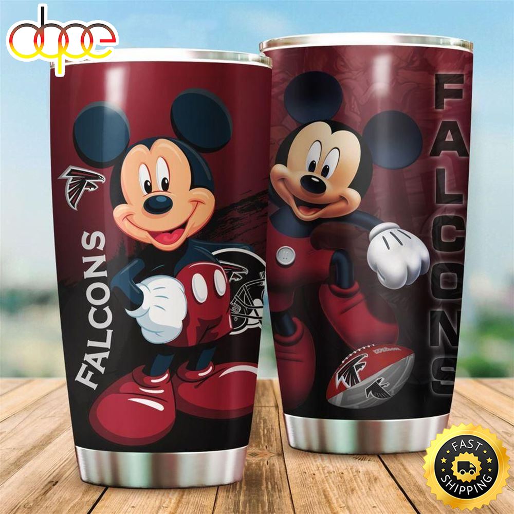 Atlanta Falcons NFL And Mickey Mouse Disney Football Teams Big Logo ...