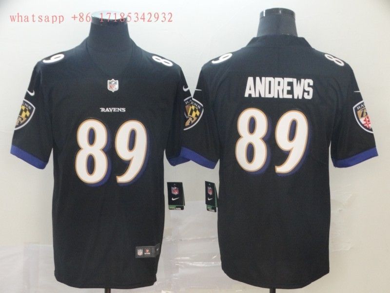 Baltimore Ravens Mark Andrews #89 2020 Nfl Black Jersey Jersey - Bluefink