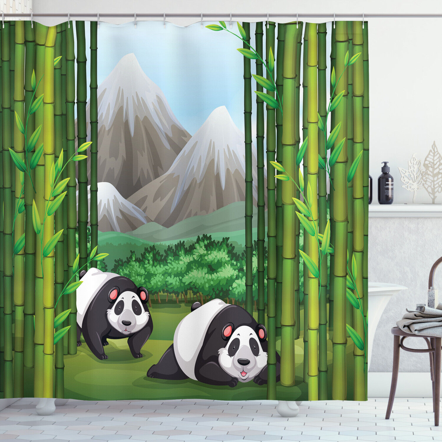 Bamboo Shade with Sun Beams Shower Curtain - Perfect for Jungle and Zen ...